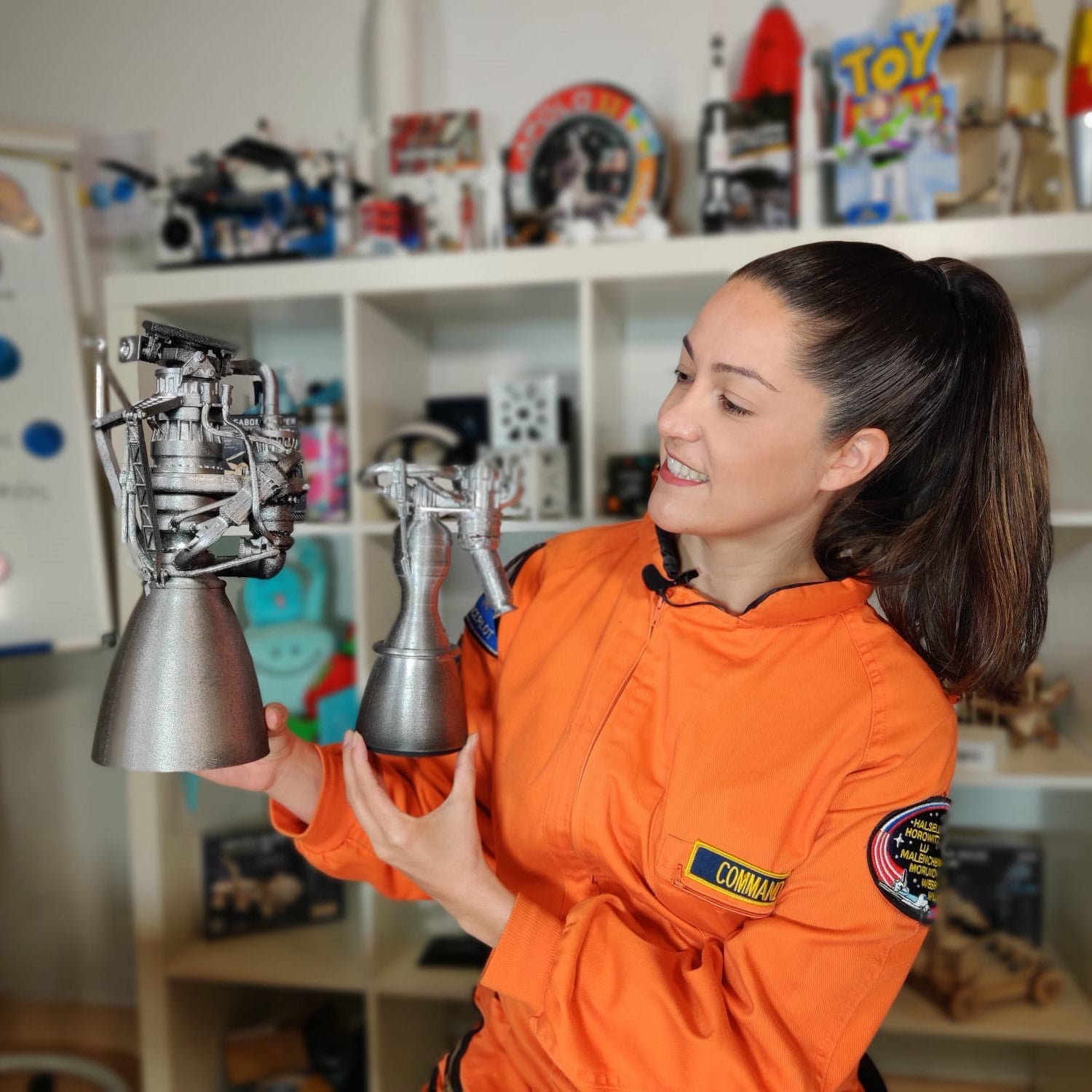 Raptor Starship and Merlin Falcon Motor – Space Scaled Models